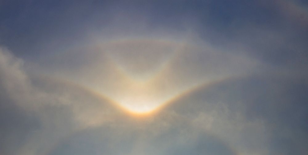 Diamond dust halos on December 2nd, 2017 at the Fichtelgebirge - Halo ...